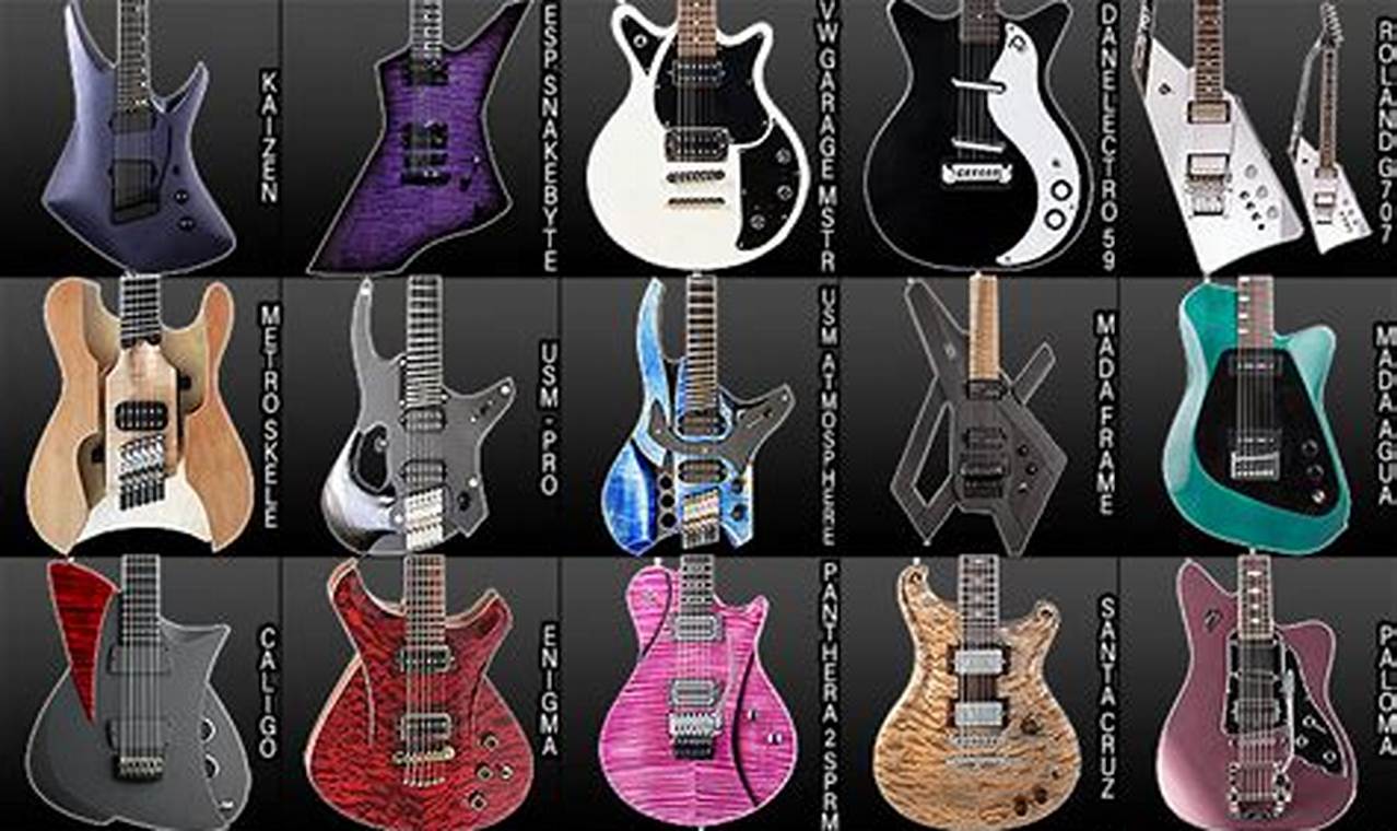 Discover the Enchanting World of Electric Unique Guitar Shapes