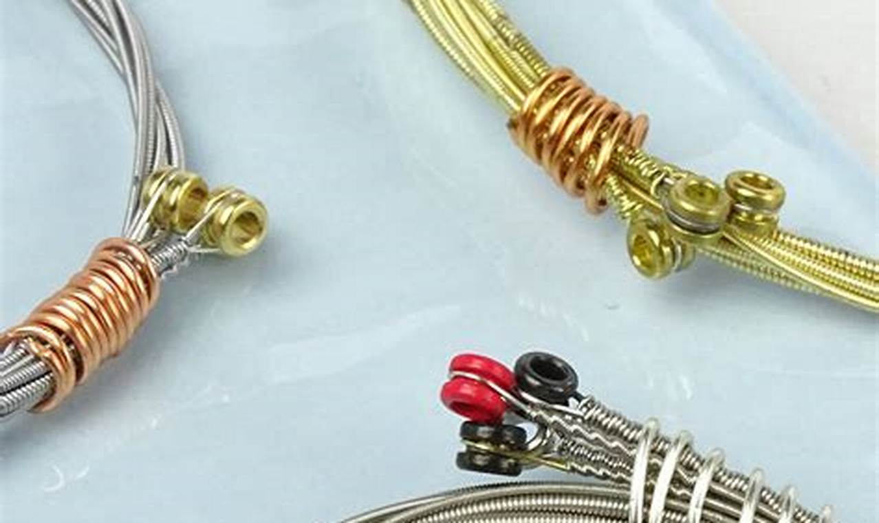 Unveiling the Enchanting World of Guitar String Wristbands: Discoveries ...