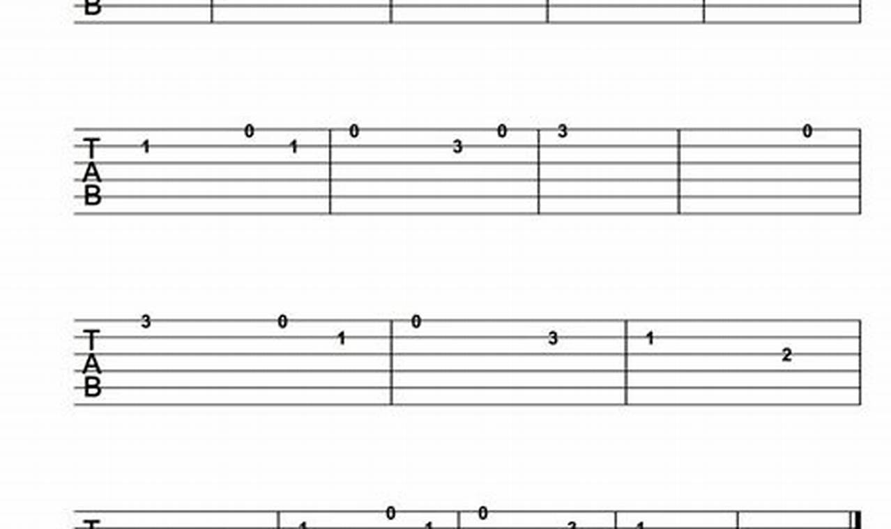 Unlock the Secrets of Easy Acoustic Guitar Tabs: Discover a World of ...