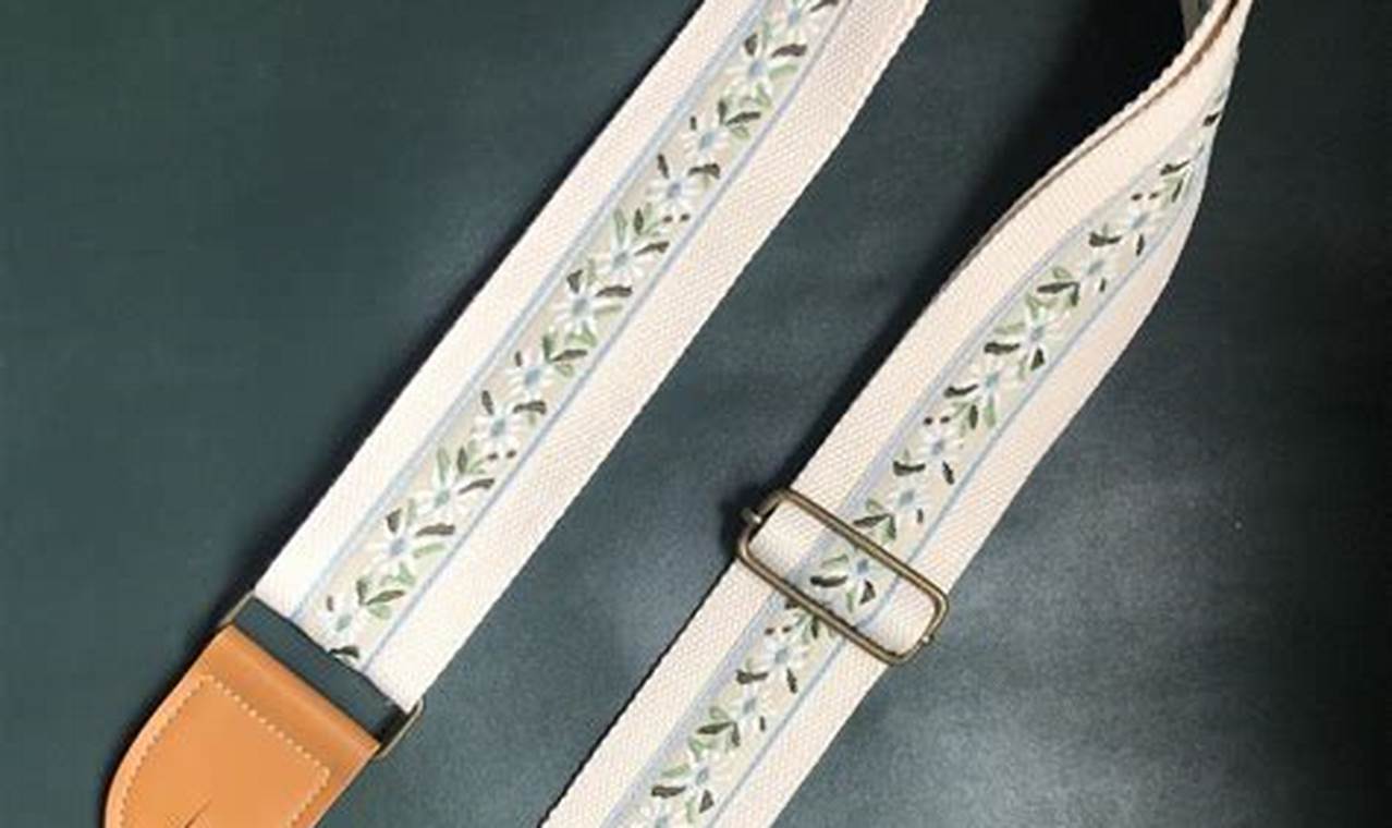 Unleash the Beauty of Floral Guitar Straps: Discover Style, Comfort ...