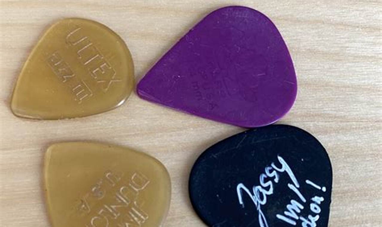 Unveiling the World of Signed Guitar Picks: Discoveries and Insights Await