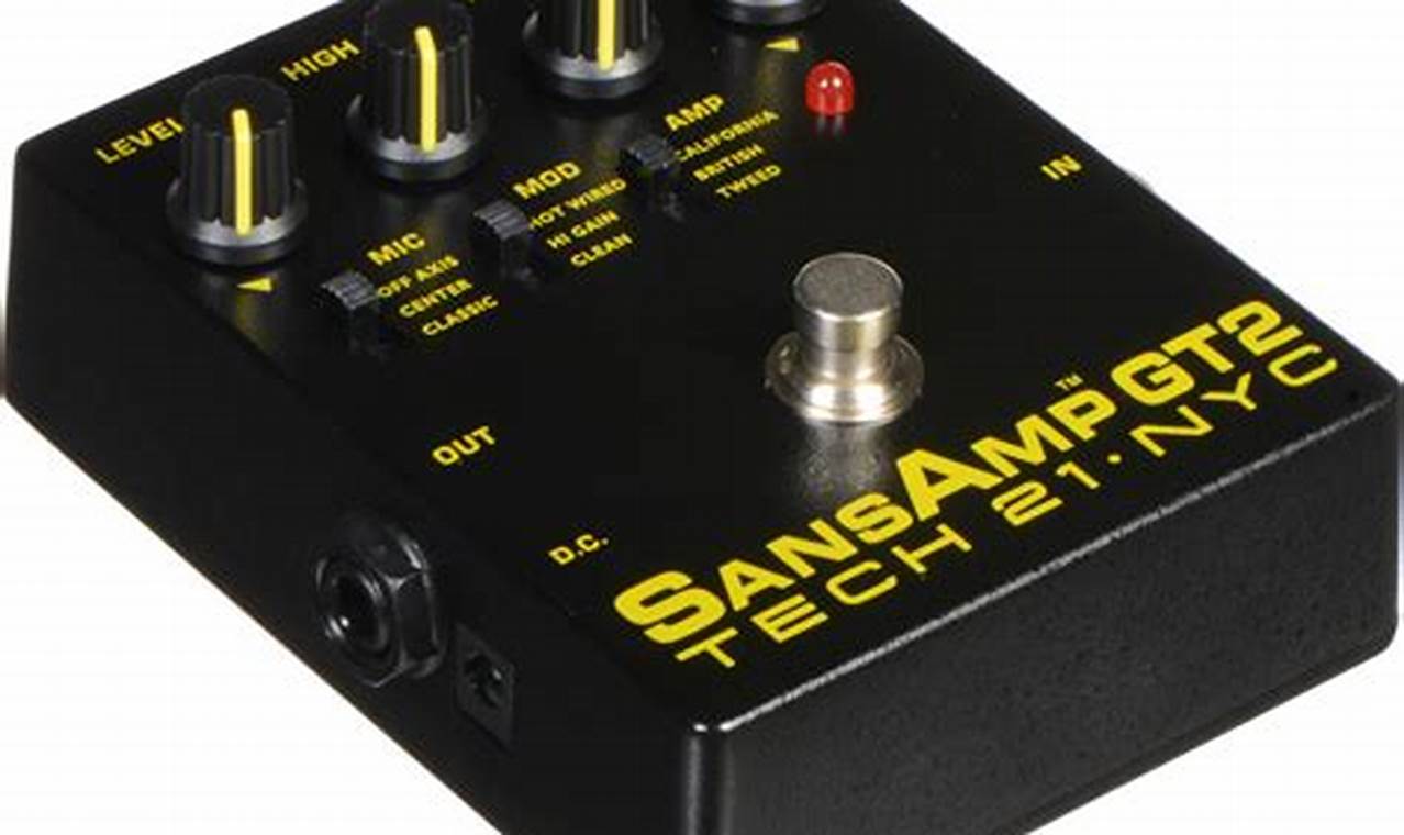 Discover the Ultimate Guide to the SansAmp GT2: Unlocking Tonal Versatility