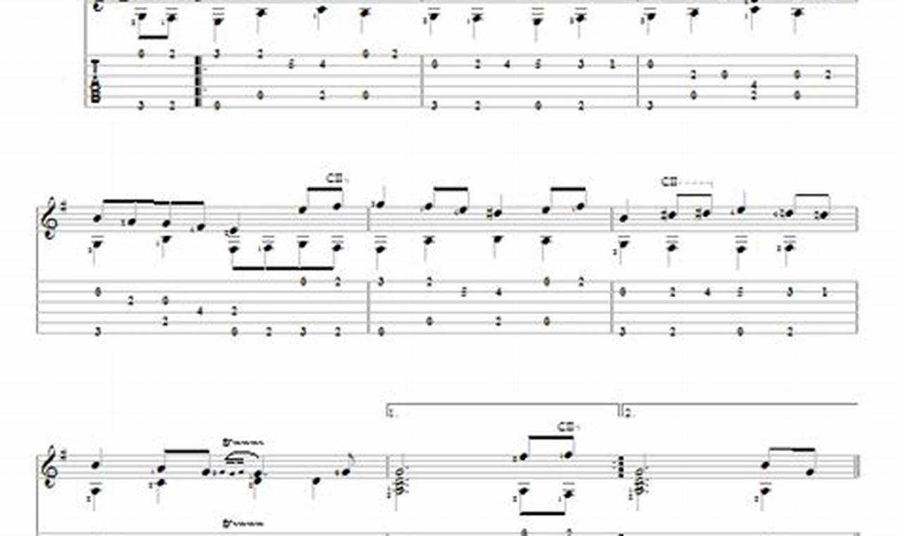 Unveiling "Bouree in E Minor": A Guitar Tab Odyssey