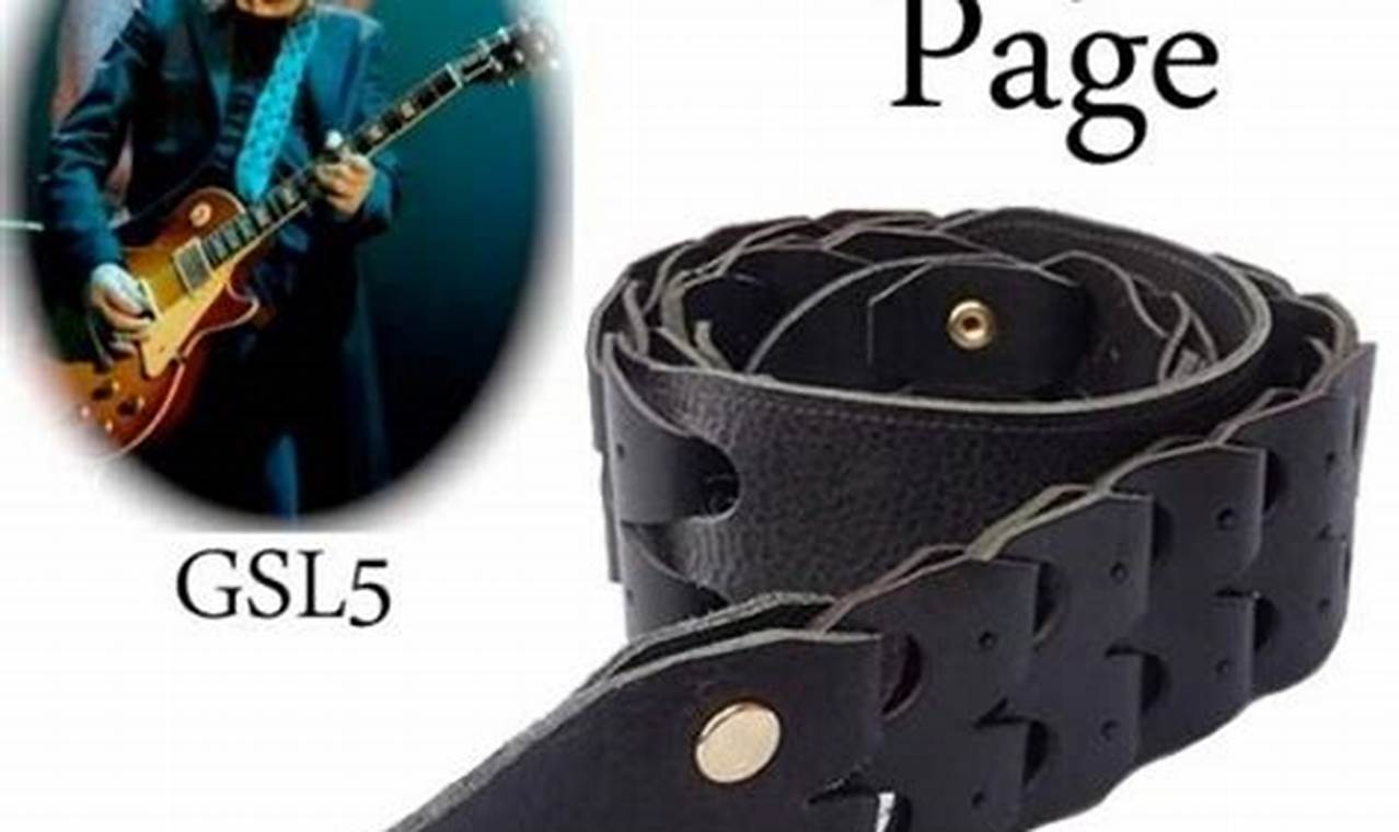 Uncover the Secrets of Jimmy Page's Iconic Guitar Strap
