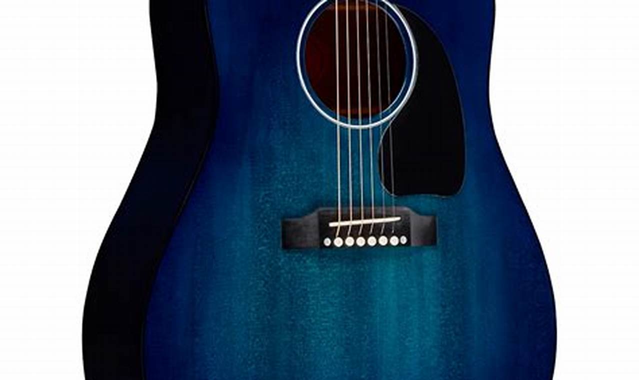 Unveiling the Acoustic Guitar Blue: A Journey into Sonic Excellence