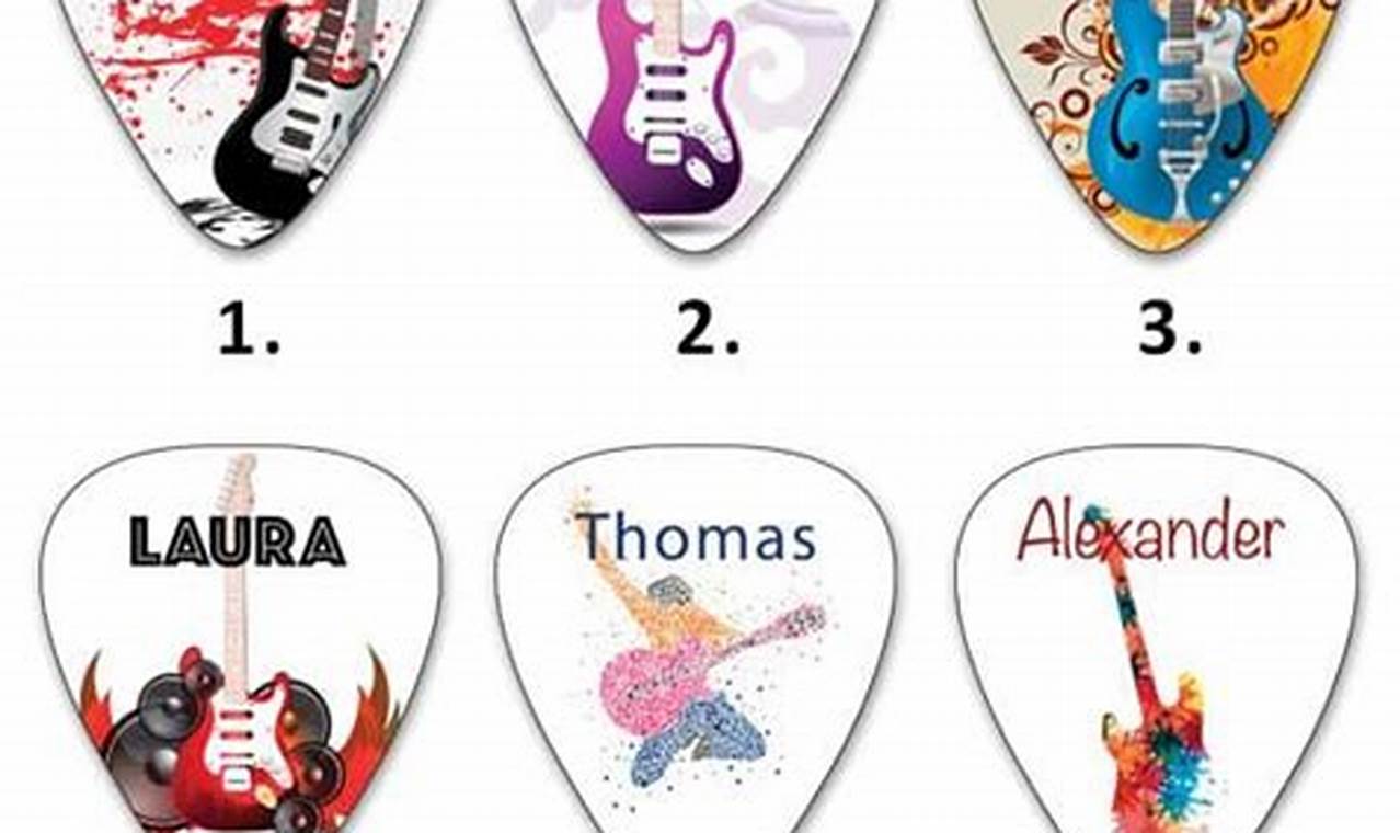 Unveiling the Secrets: A Journey into the World of Guitar Pick Names