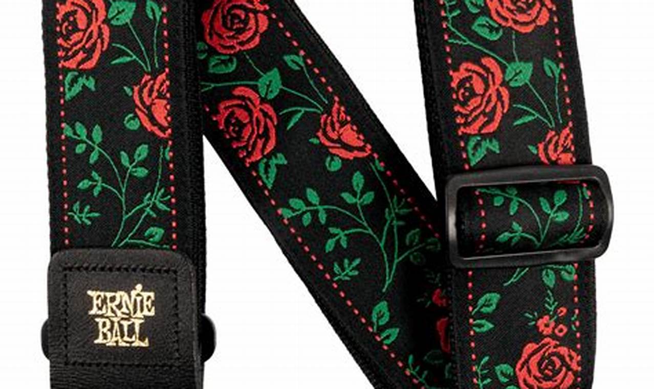 Unveil the Enchanting World of Rose Guitar Straps: Style, Comfort, and ...