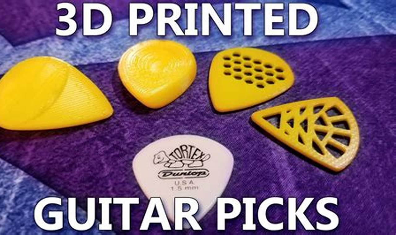Discover the World of 3D Printed Guitar Picks: Customization, Durability, Affordability, and Beyond!