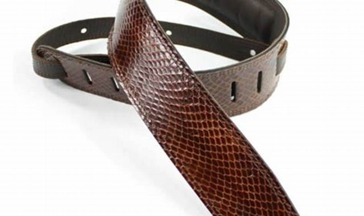 Discover the Secrets of Snake Skin Guitar Straps: Unlocking Style ...