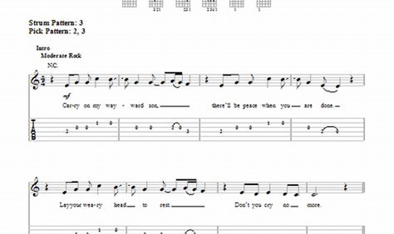 Unleash the Iconic Riffs of "Carry On My Wayward Son" with Our Guitar ...