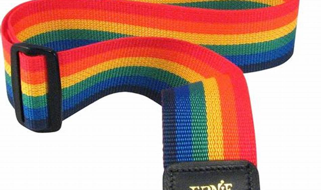 Unleash Your Guitar's Rainbow: Discover the Ultimate Strap Guide!