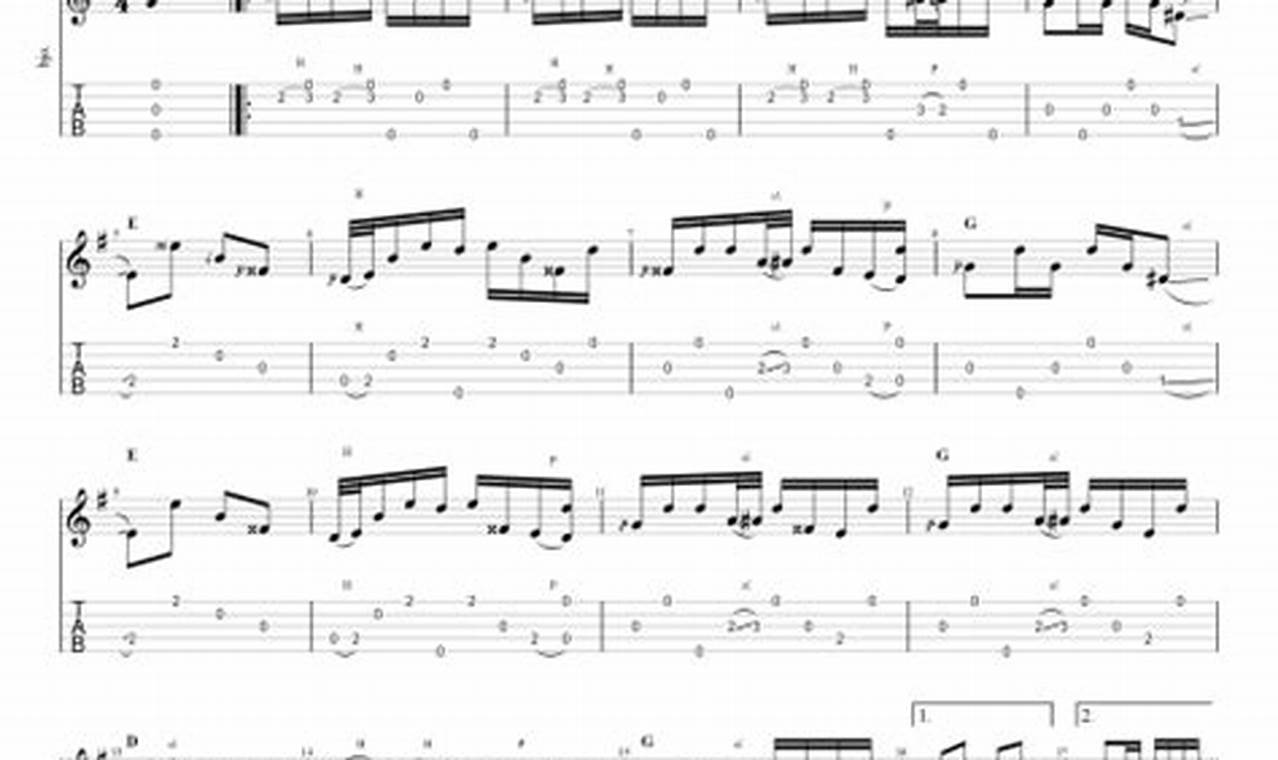 Unveiling the Secrets of "Foggy Mountain Breakdown": A Guitar Tab Odyssey