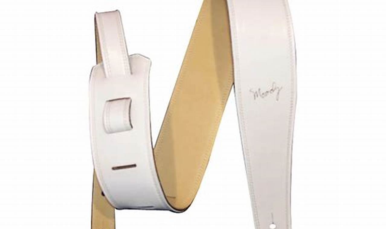 Unleash the Power of White Guitar Strap Leather: Discoveries and Insights