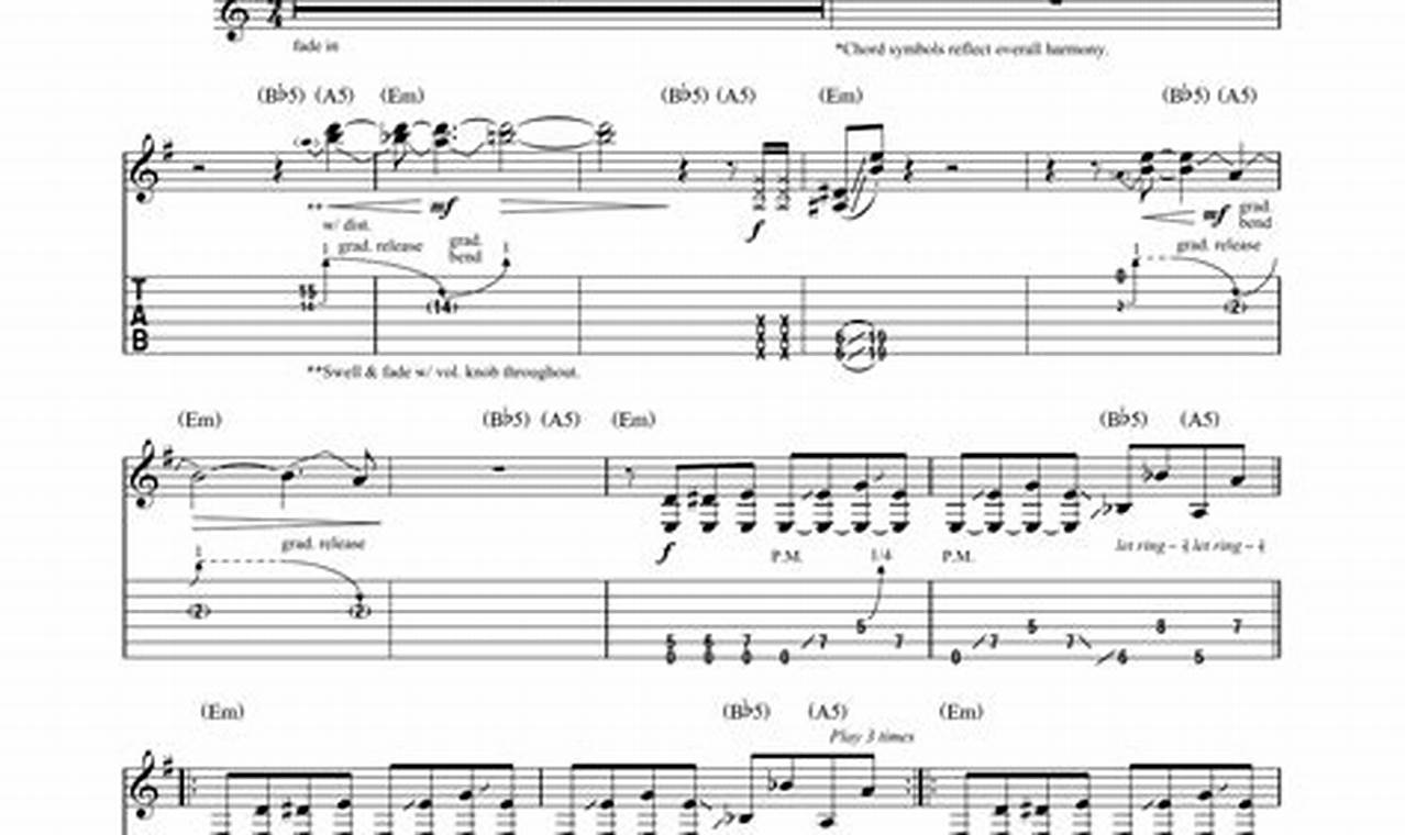Unlocking "King Nothing": Discoveries and Insights for Your Guitar Tab ...