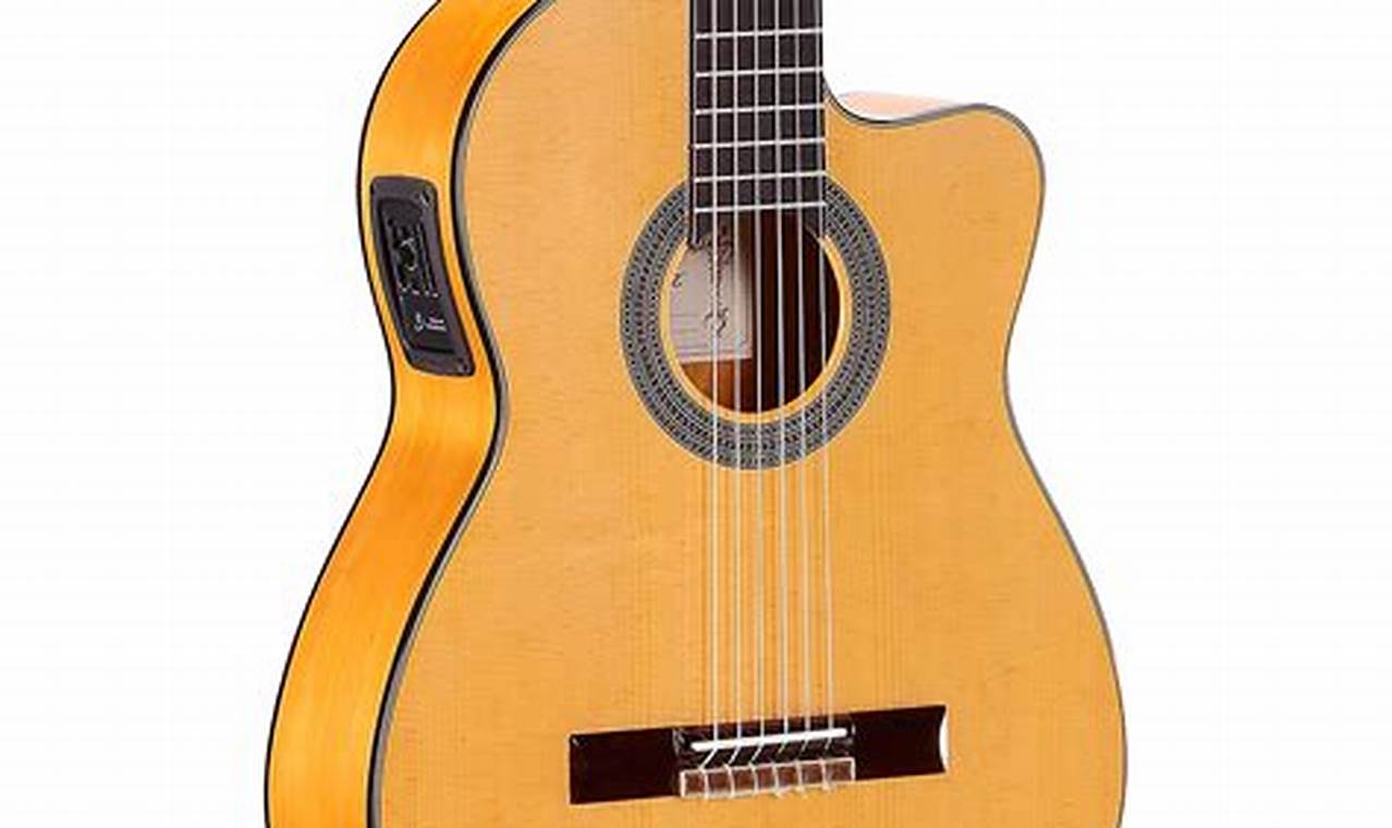 Unveil the Enchanting World of Nylon String Guitar Acoustic Electric