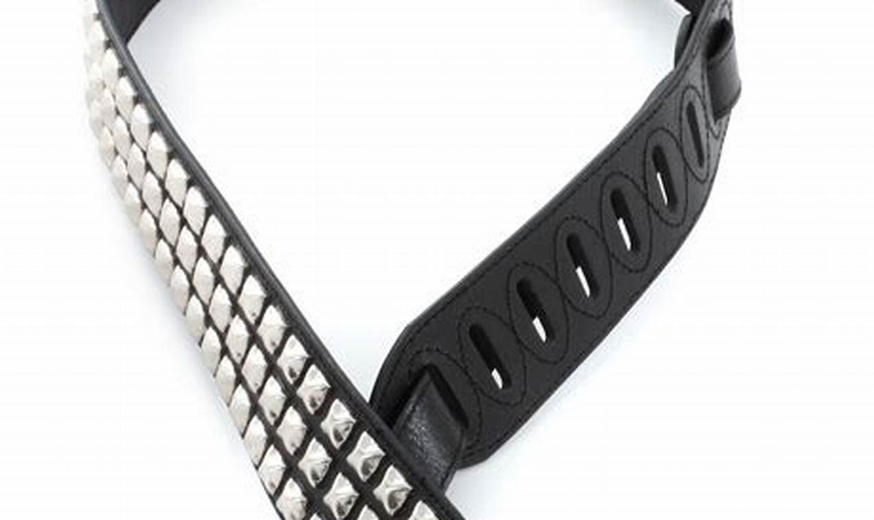 Uncover the World of Studded Leather Guitar Straps: Discoveries and ...