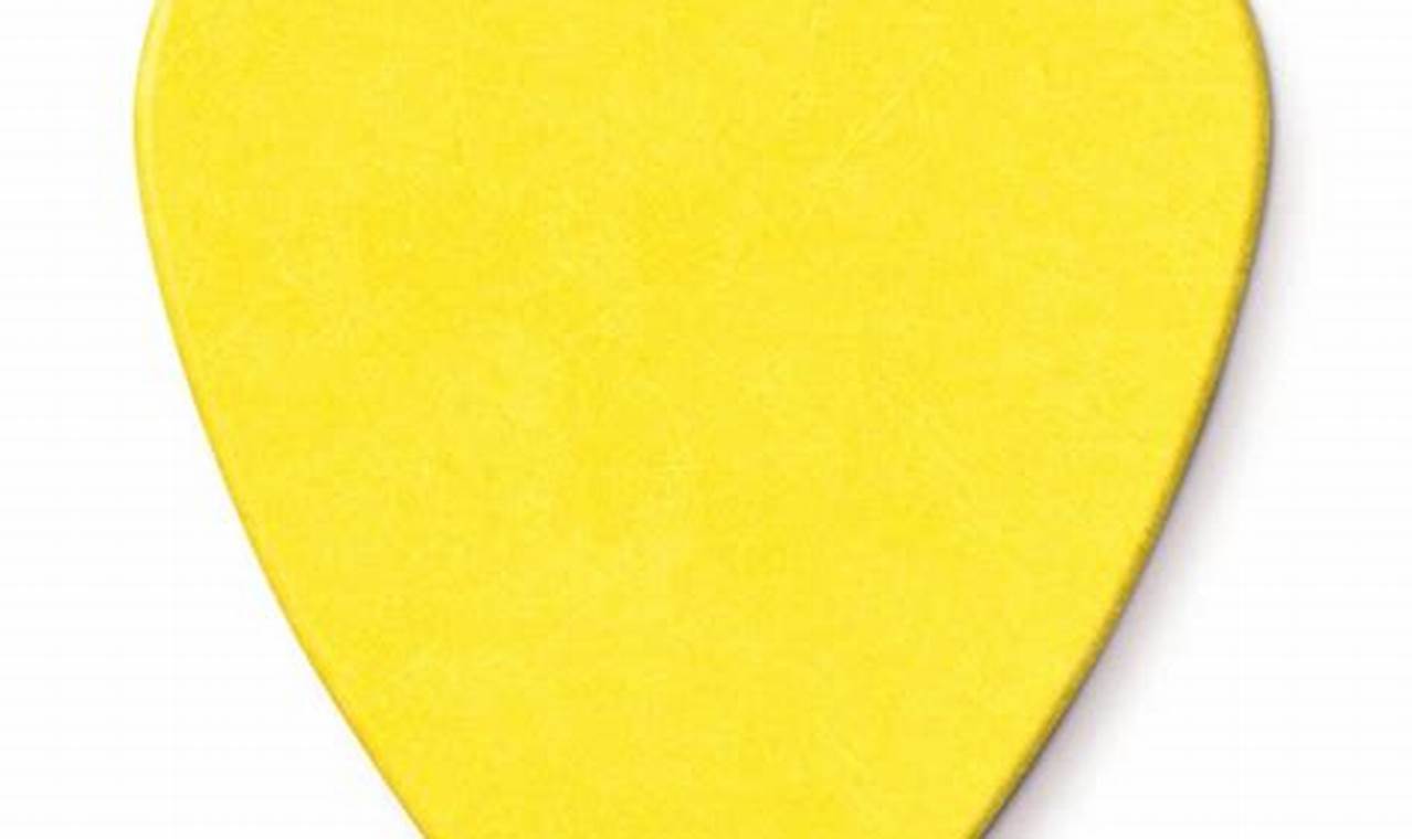 Unveiling the Secrets of the Yellow Guitar Pick: A Journey of Discovery