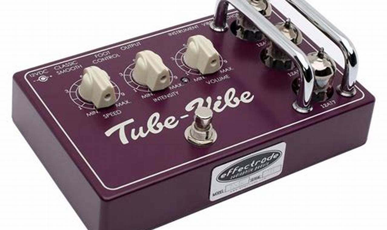 Unveiling the Sonic Universe of Vibe Guitar Pedals