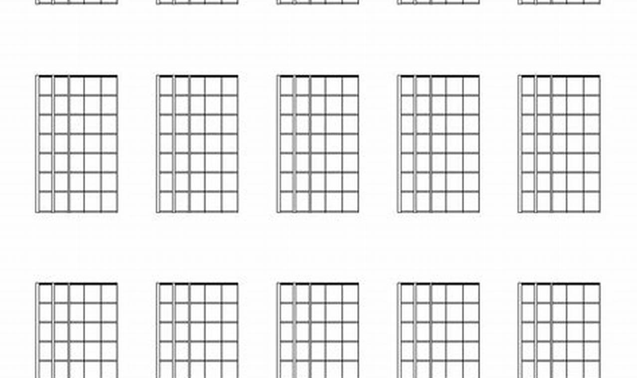 Unleash Your Musicality: Discover the Power of Blank Guitar Chord Sheets