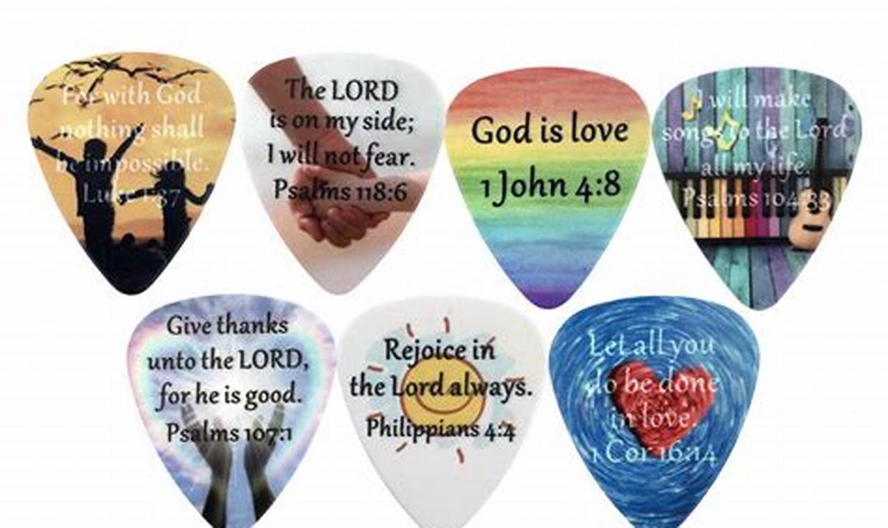 Unveiling the Symphony of Faith: Discoveries in Christian Guitar Picks
