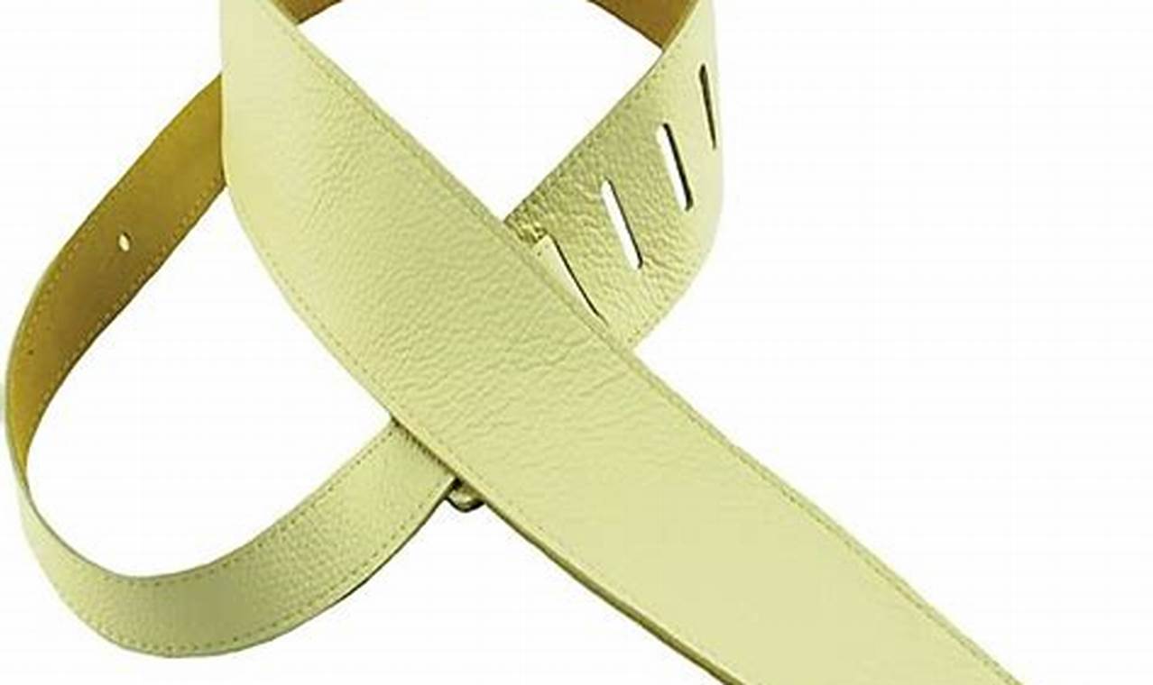 Uncover the Secrets of "Guitar Strap Off White": Enhancing Your Playing ...