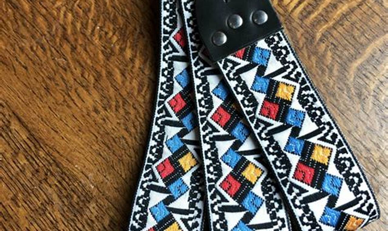 Unveiling the Timeless Charm: A Journey into Vintage Style Guitar Straps