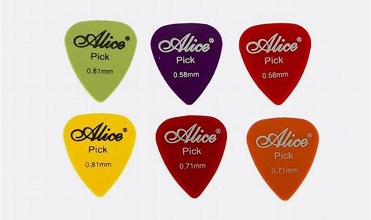 Unveiled: The Secrets of "Alice Pick Guitar" for Exceptional Picking