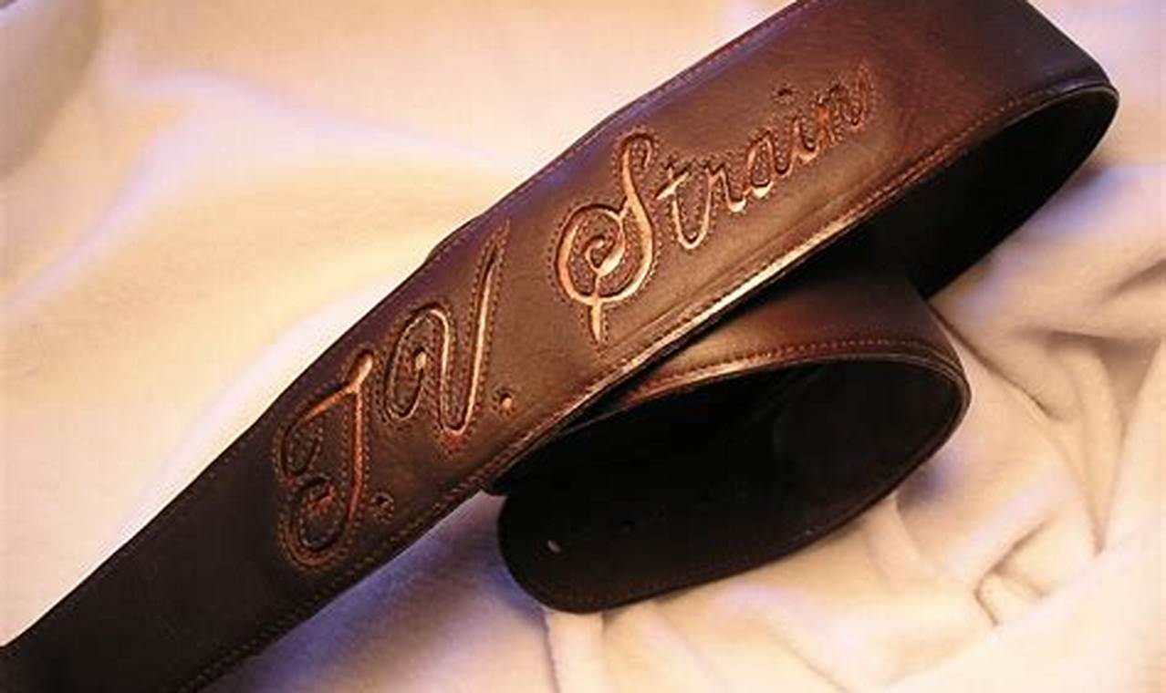 Unveiling the Secrets of Leather Custom Guitar Straps: Discoveries and ...