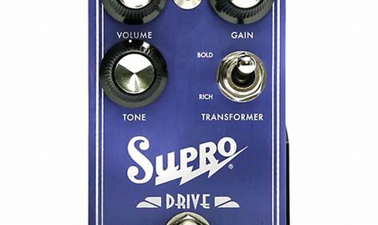Unveiling the Secrets of Supro Guitar Pedals: Discoveries and Insights