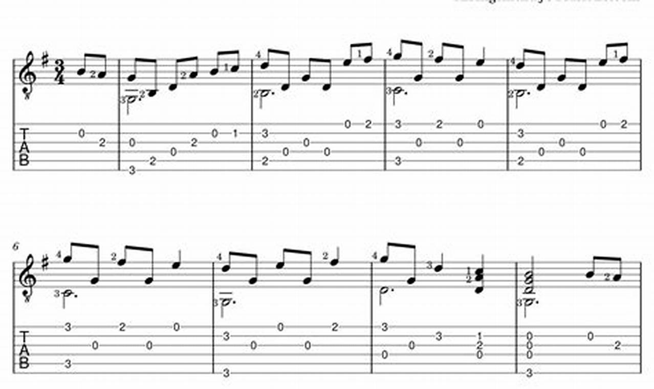 Unlock the Secrets of "The First Noel": A Guitar Tab Exploration