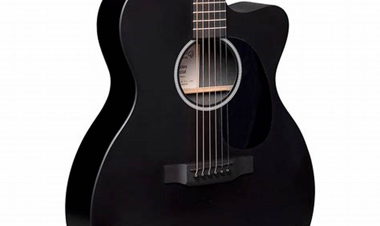 Unveiling the Allure: Discoveries in Black Acoustic Guitars from Martin