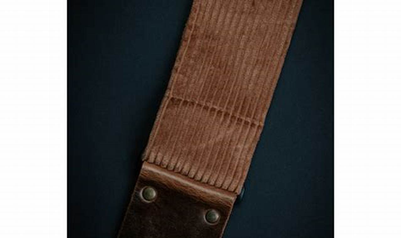Unveiling the Secrets of Corduroy Guitar Straps