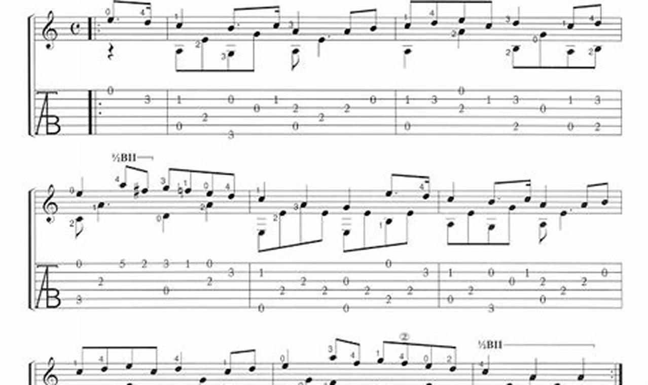 Unveiling Celtic Guitar Tabs: Unlock Enchanting Melodies