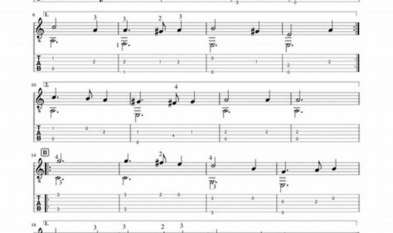Discover the Secrets of "Greensleeves" with Our Unrivaled Sheet Music ...